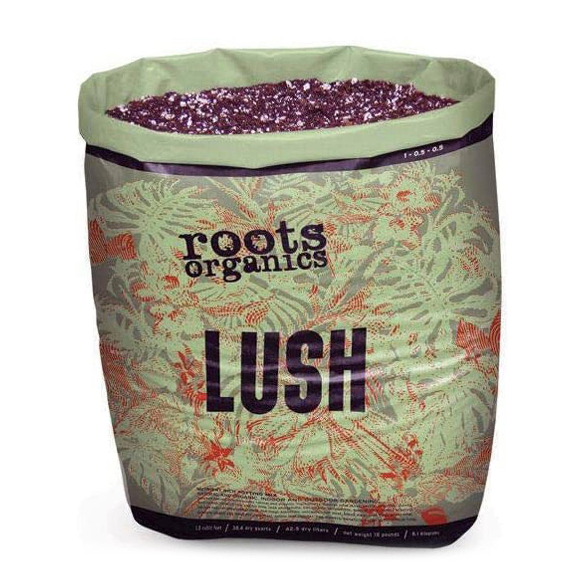 Roots Organics ROL15 Lush Organic Garden Peat Based Potting Soil Mix, 1.5 CuFt Brown ROL15 ...