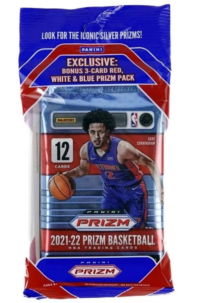 Best Buy: Panini 2021-2022 Prizm NBA Basketball Cello Pack SP-PAN212BKTPRZ