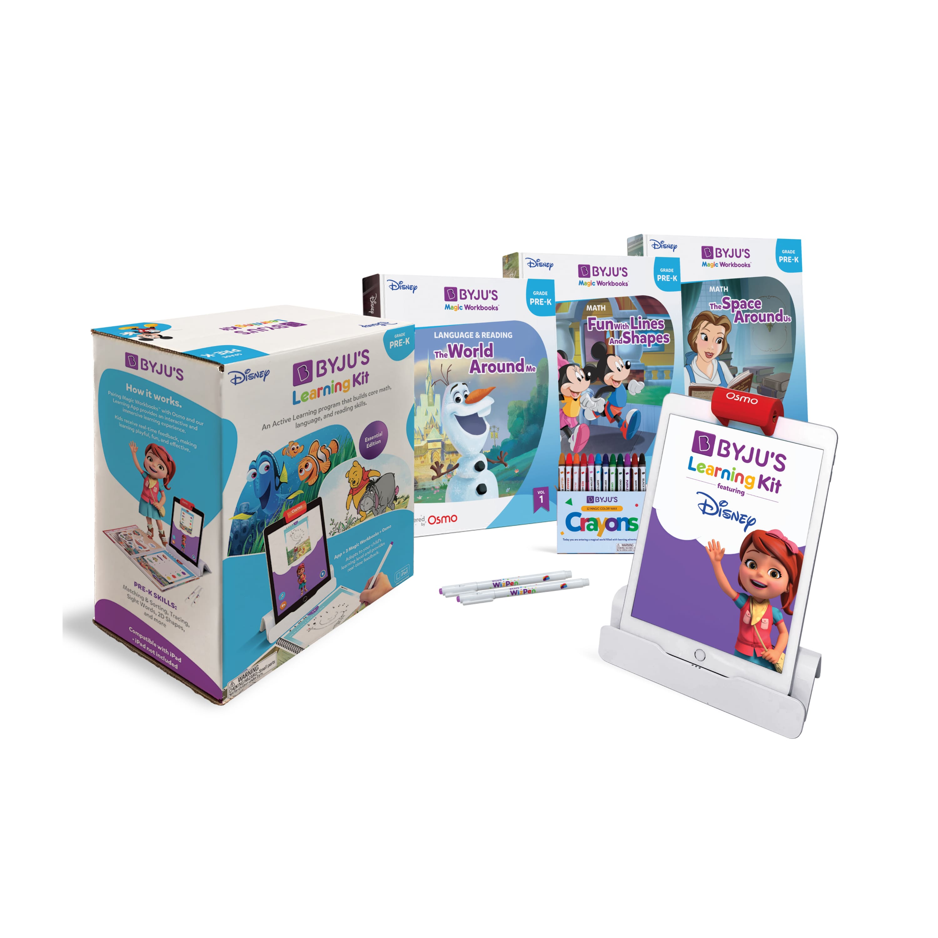 Best Buy: Osmo BYJU’S Learning Kit: Disney, Pre-K, Essential Edition ...