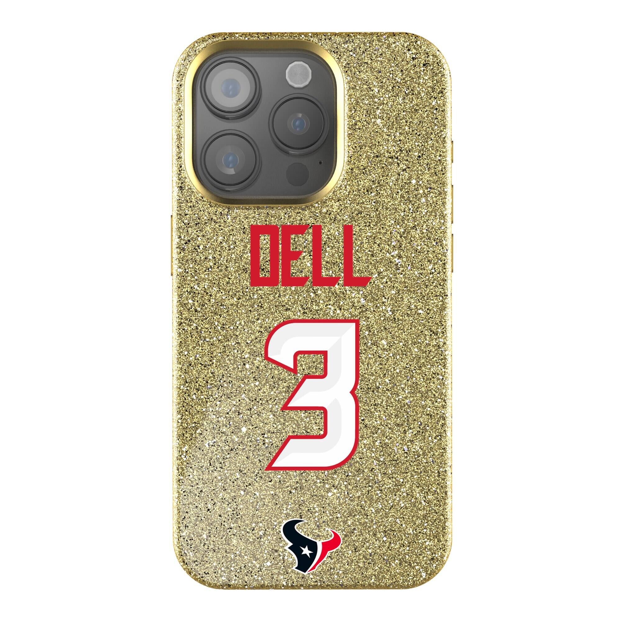 Keyscaper NFL Houston Texans Tank Dell Bling iPhone Case 14 Plus Gold ...