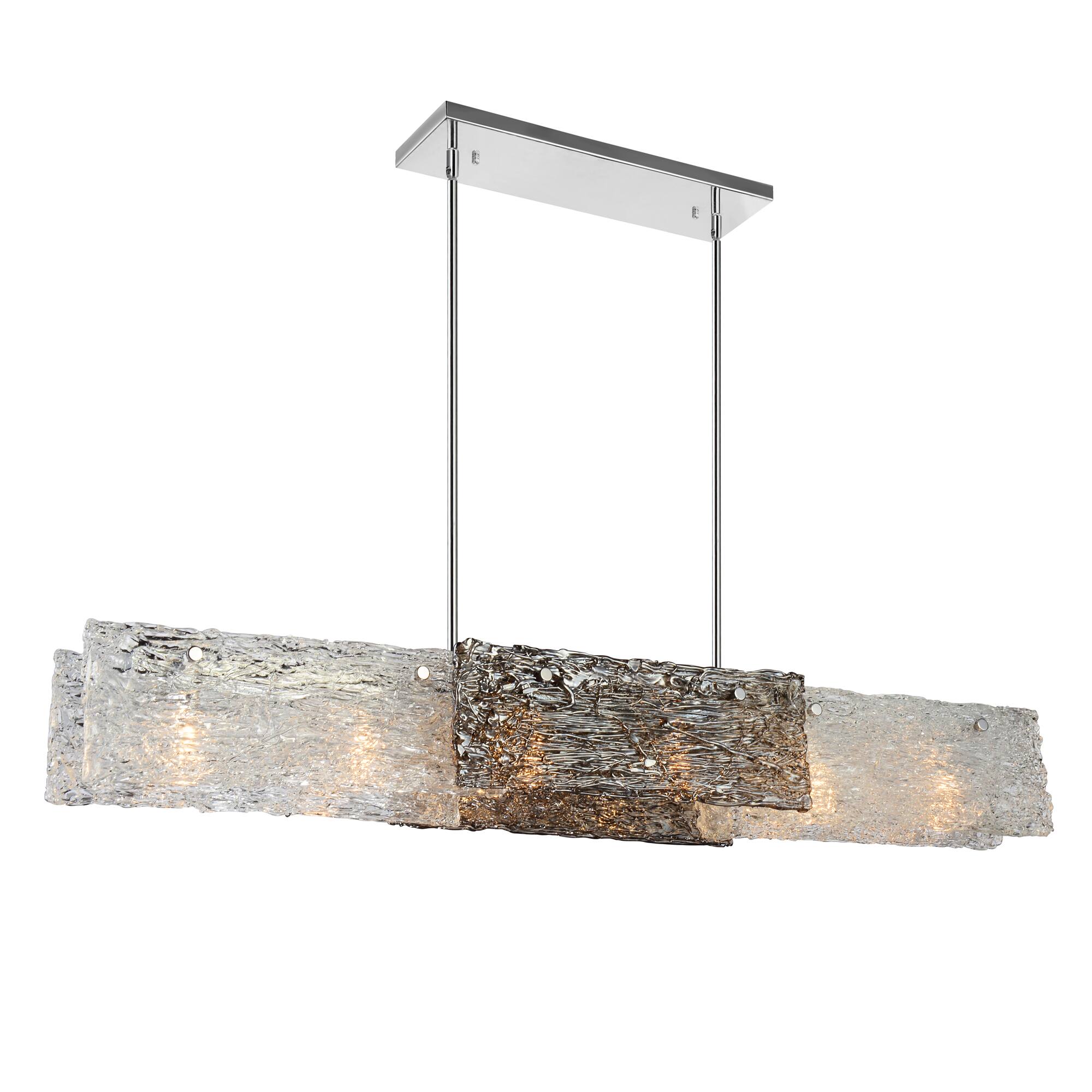 CWI Lighting Wilma 6 Light Down Chandelier With Finish Chrome 5640P44C ...