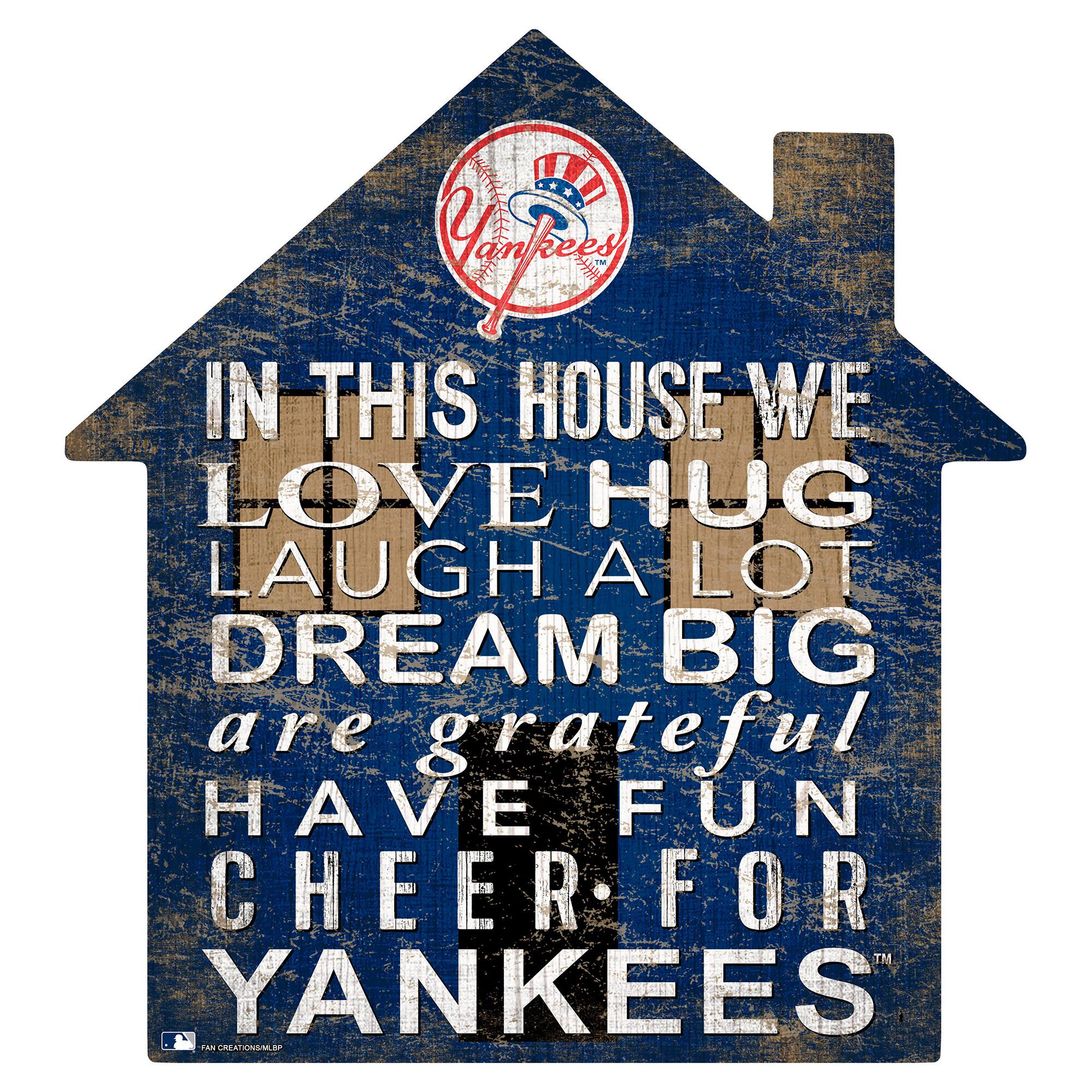 Fan Creations New York Yankees 12'' Team House Sign Multicolor 4268134 ...