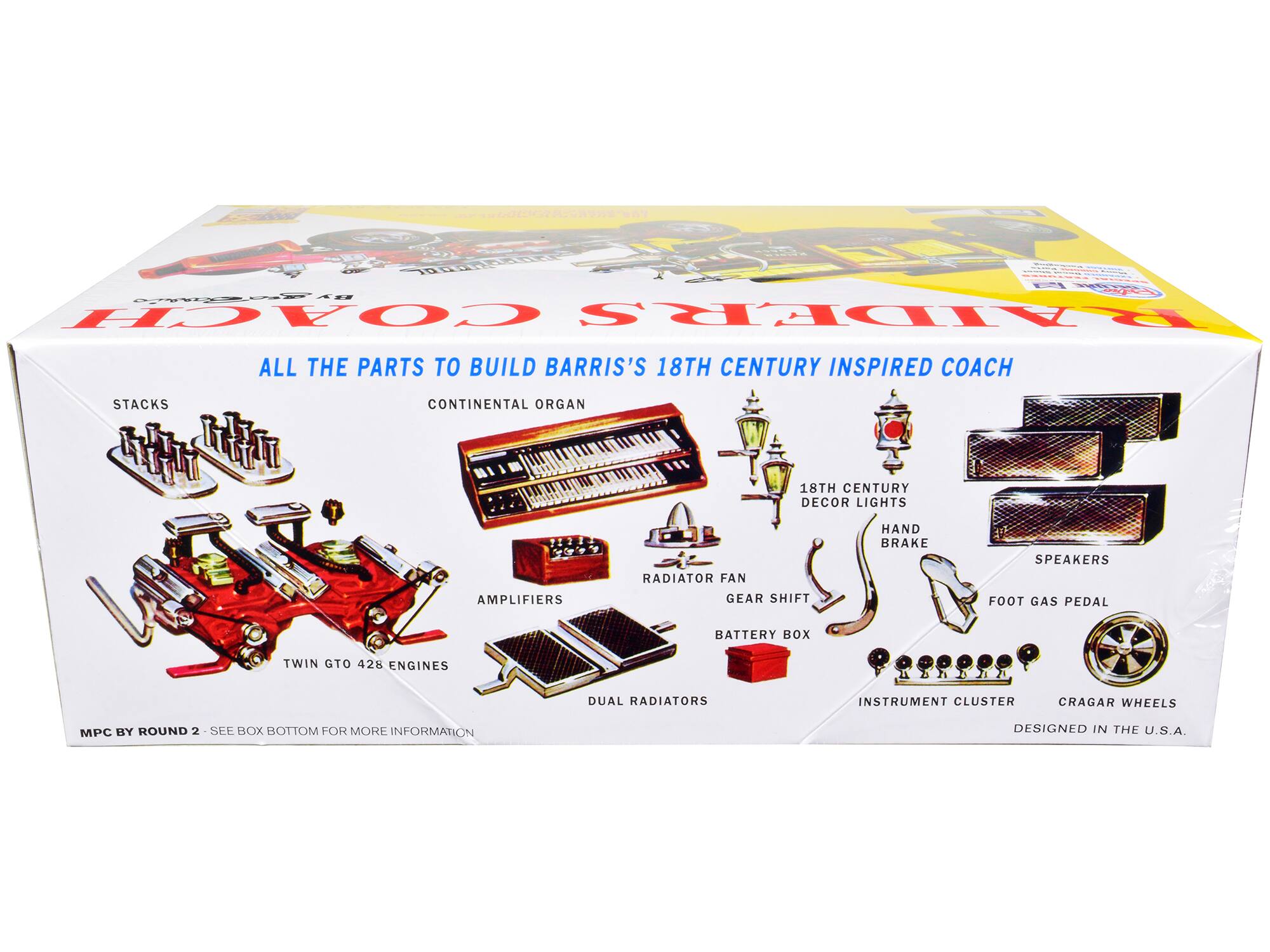 Skill 2 Model Kit George Barris' Super Wild Raiders' Coach 1/25 Scale ...