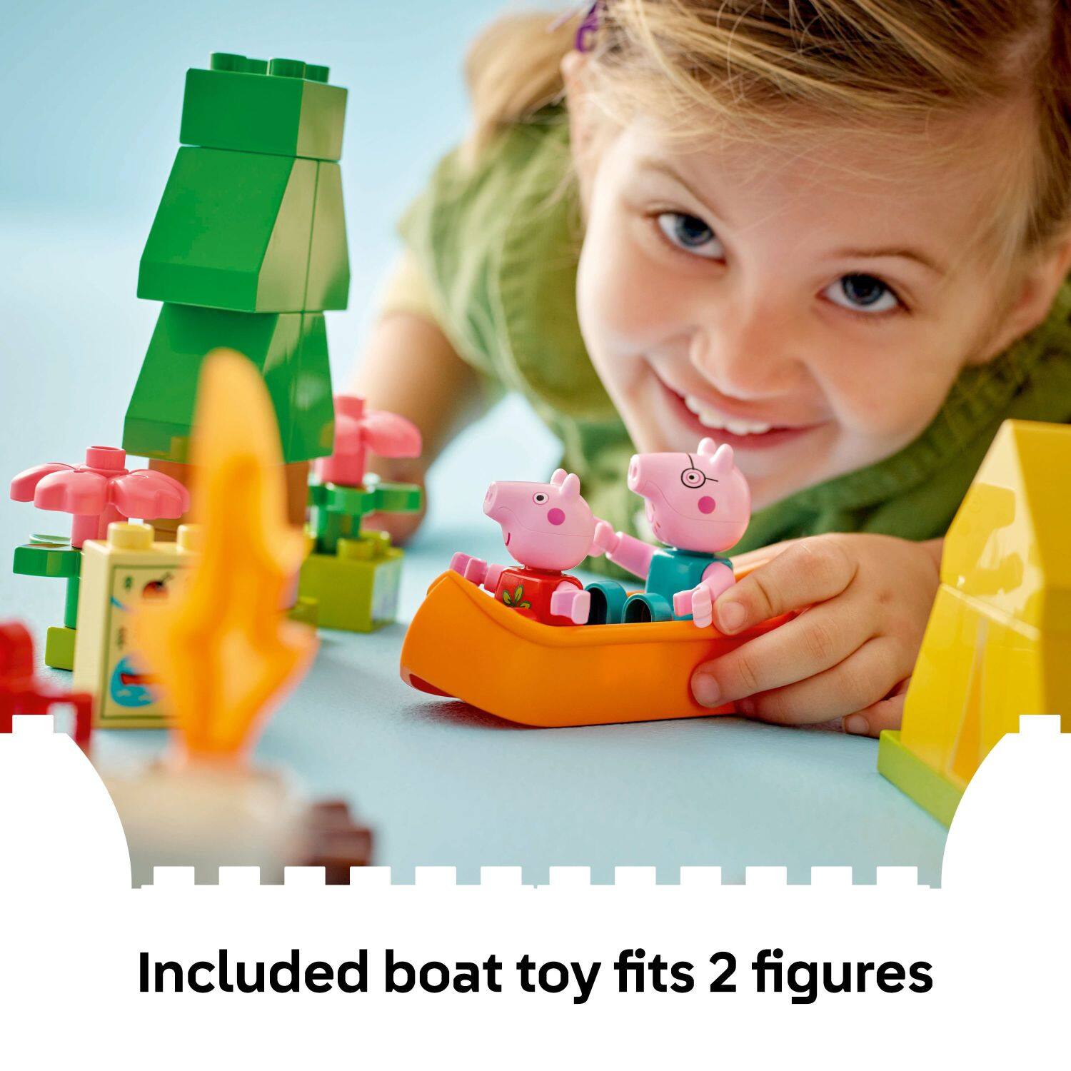 LEGO DUPLO Peppa Pig Camping Trip Building Toy 10452 6526193 - Best Buy