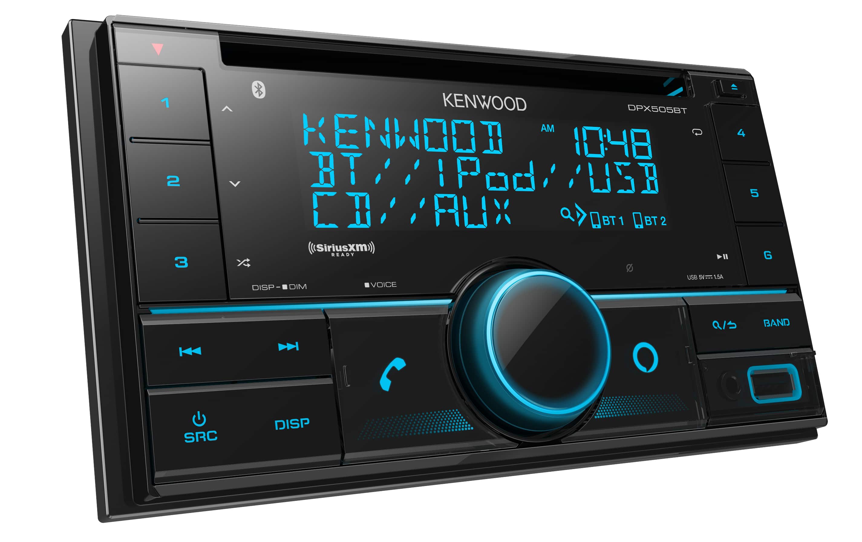 Customer Reviews: Kenwood Bluetooth CD Receiver Alexa Built-In ...
