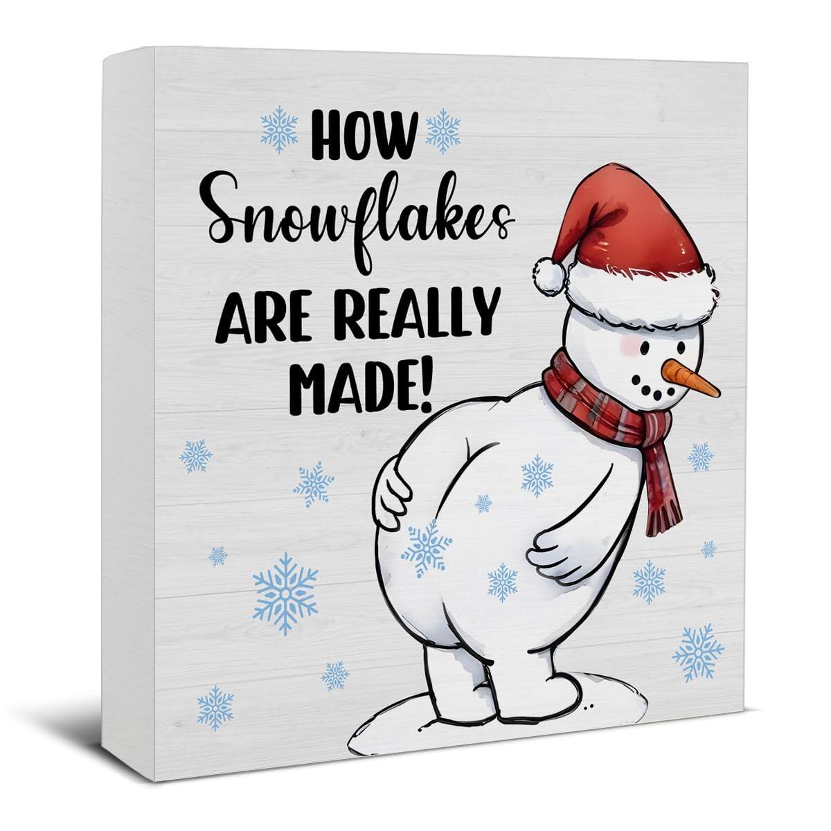 Paradigms Interiors Funny Christmas Decorations Gag Gifts Snowman Decor ...