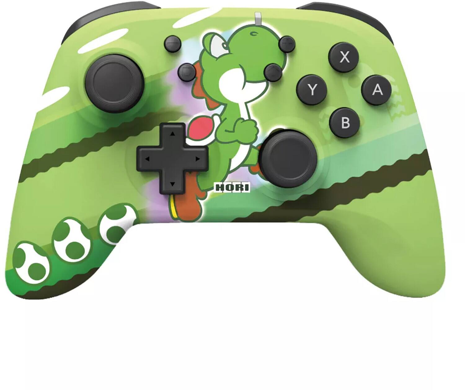 Hori Wireless Controller HORI Pad Yoshi: Officially Licensed by Nintendo Multicolor 810050910668 ...
