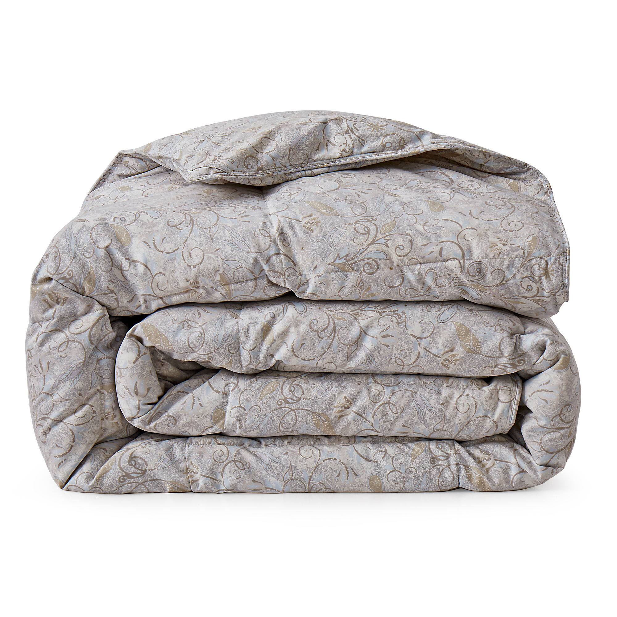 Peace Nest All Season Paisley Floral Goose Feather Fiber Comforter ...