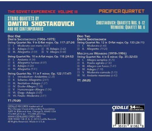 Pacifica Quartet Soviet Experience 3 COMPACT DISCS [CD] - Best Buy