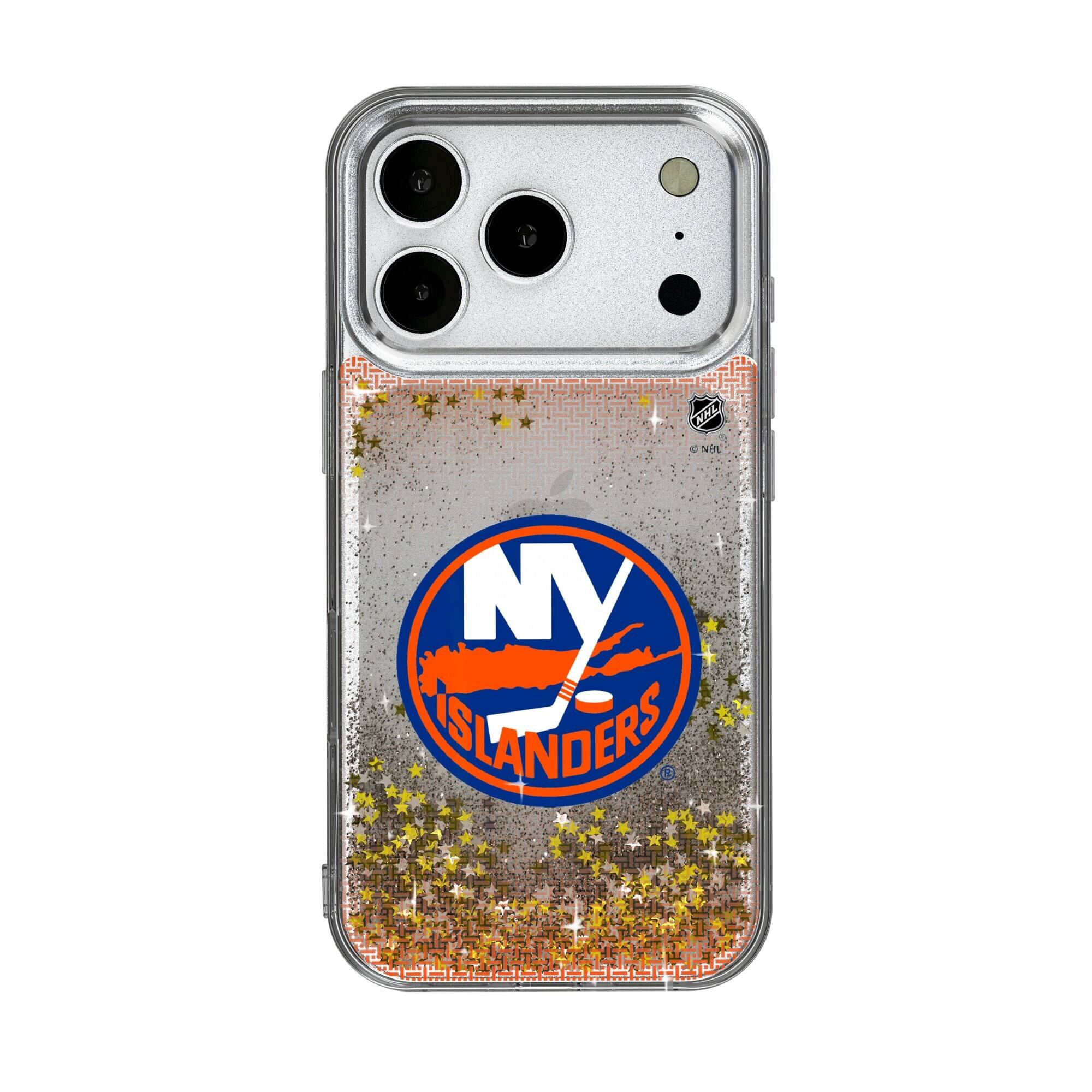 Keyscaper NHL New York Islanders Linen Logo iPhone Glitter Case 16 ...