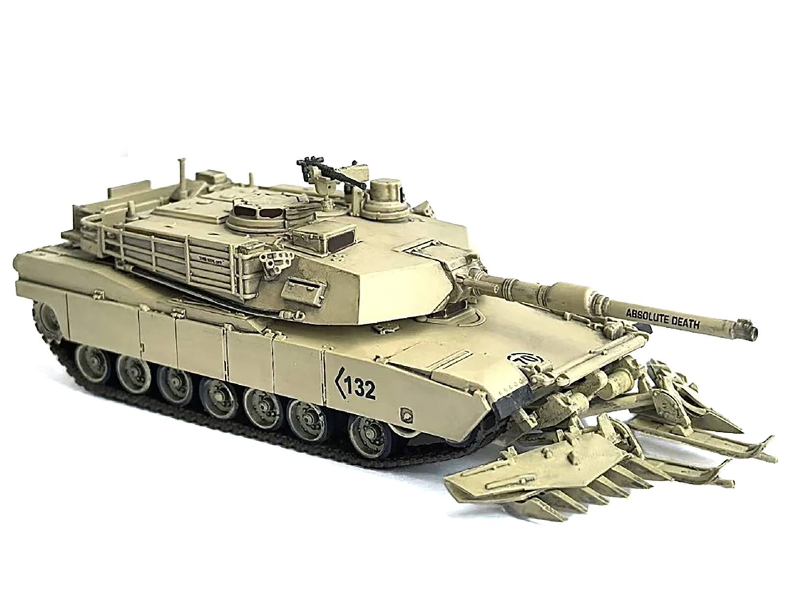 Dragon Models US M1A2 SEP Abrams w/ Mine Plow #132 "Absolute Death" US ...