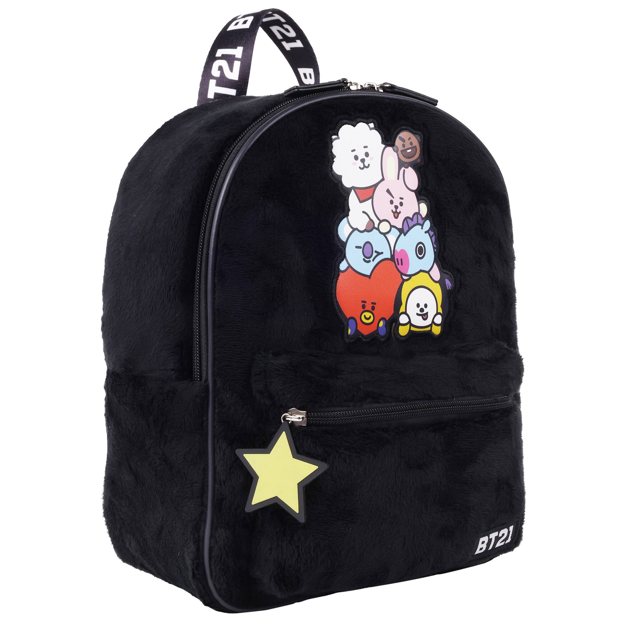 BT21 Line Friends Plush Backpack Plush Mini Backpack Tata, Van, Chimmy ...