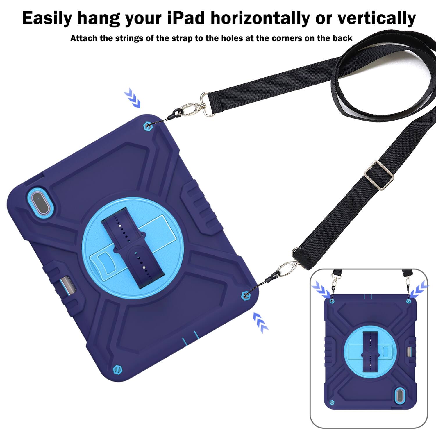 Dteck for Apple iPad (A16) 11" 2025/iPad 10th Gen 10.9 Inch 2022 Rugged ...