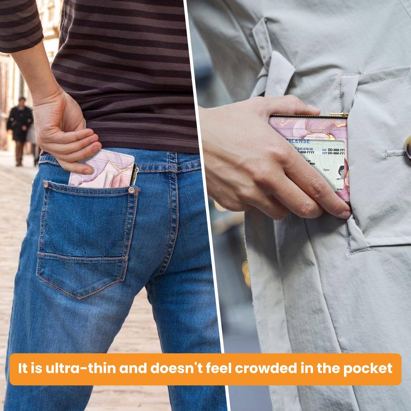 Jadie Link Small Wallet Women Rfid Thin Ladies Credit Card Holder ...