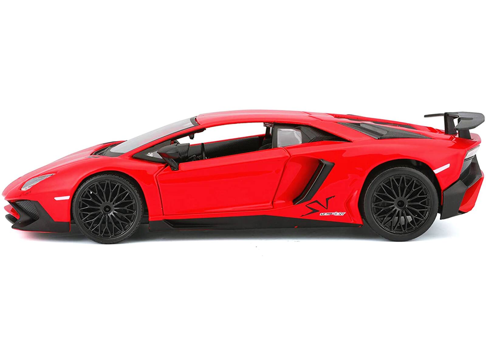 Lamborghini Aventador LP750 4 1/24 Diecast Model Car by Bburago Red ...