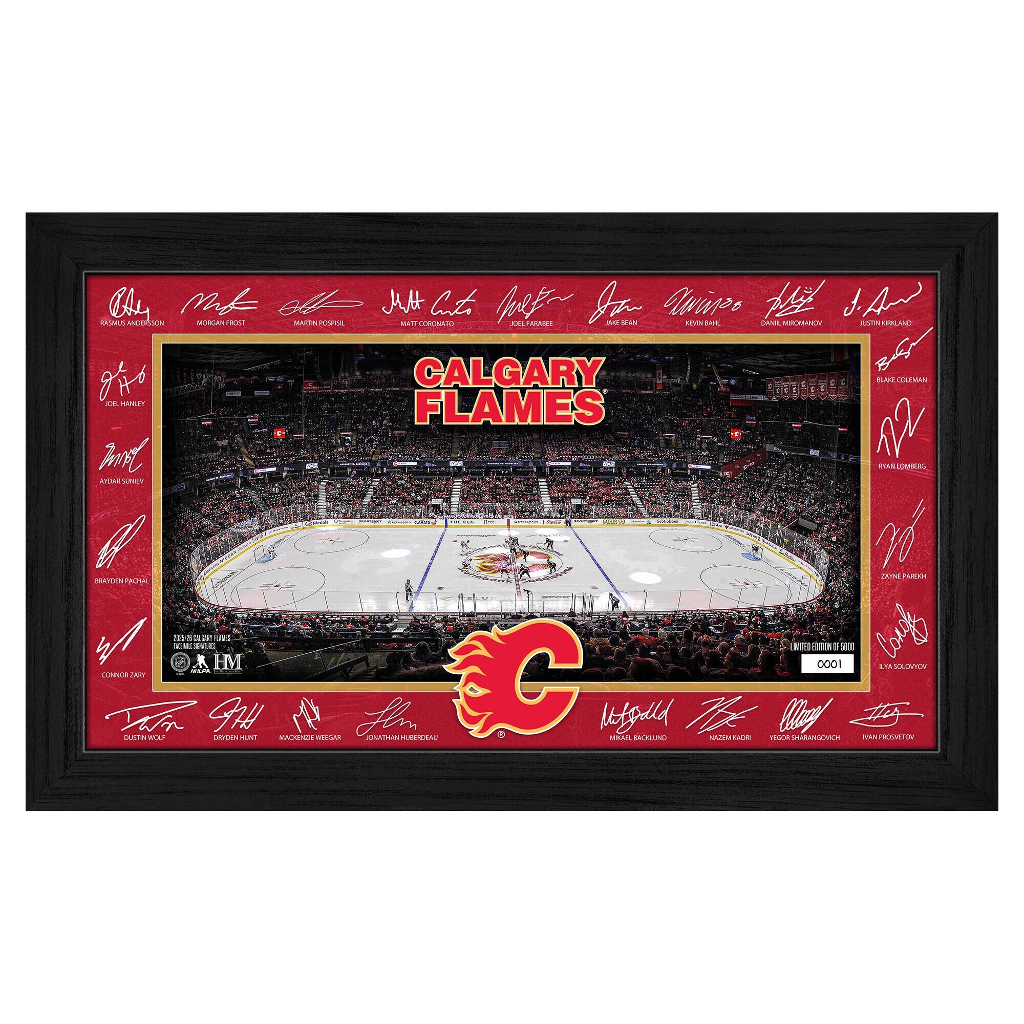 Highland Mint Calgary Flames Limited Edition 2025 Facsimile Signature ...