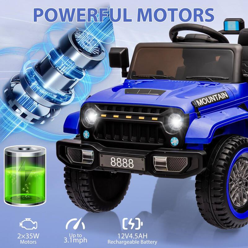 GARVEE 12V Kids Electric Ride on Truck Battery Powered Toy Car with ...
