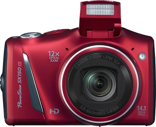 Best Buy: Canon PowerShot 14.1 Megapixel Compact Camera Red SX150 IS