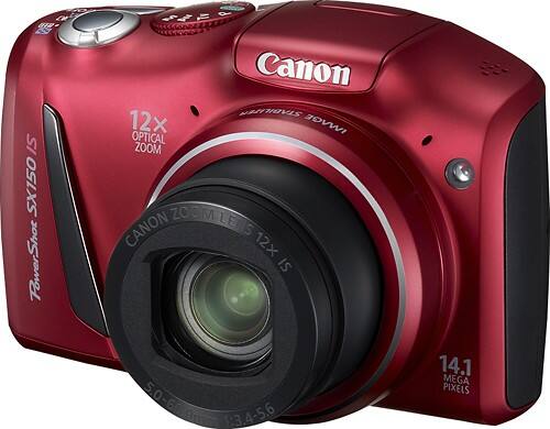 Best Buy: Canon PowerShot 14.1 Megapixel Compact Camera Red SX150 IS