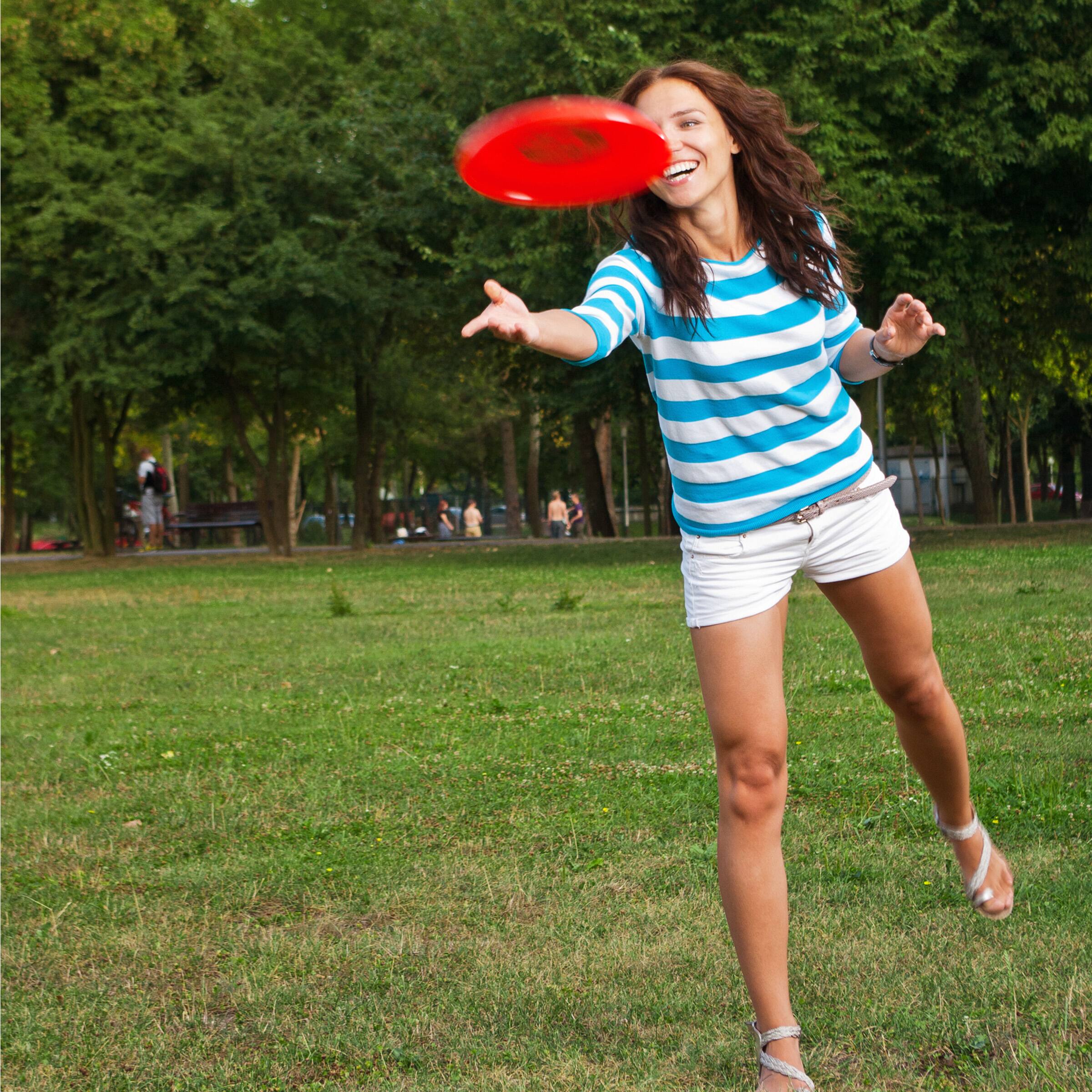 Best Buy: Hey! Play! Flying Disc Toss – Portable Outdoor Backyard Team ...