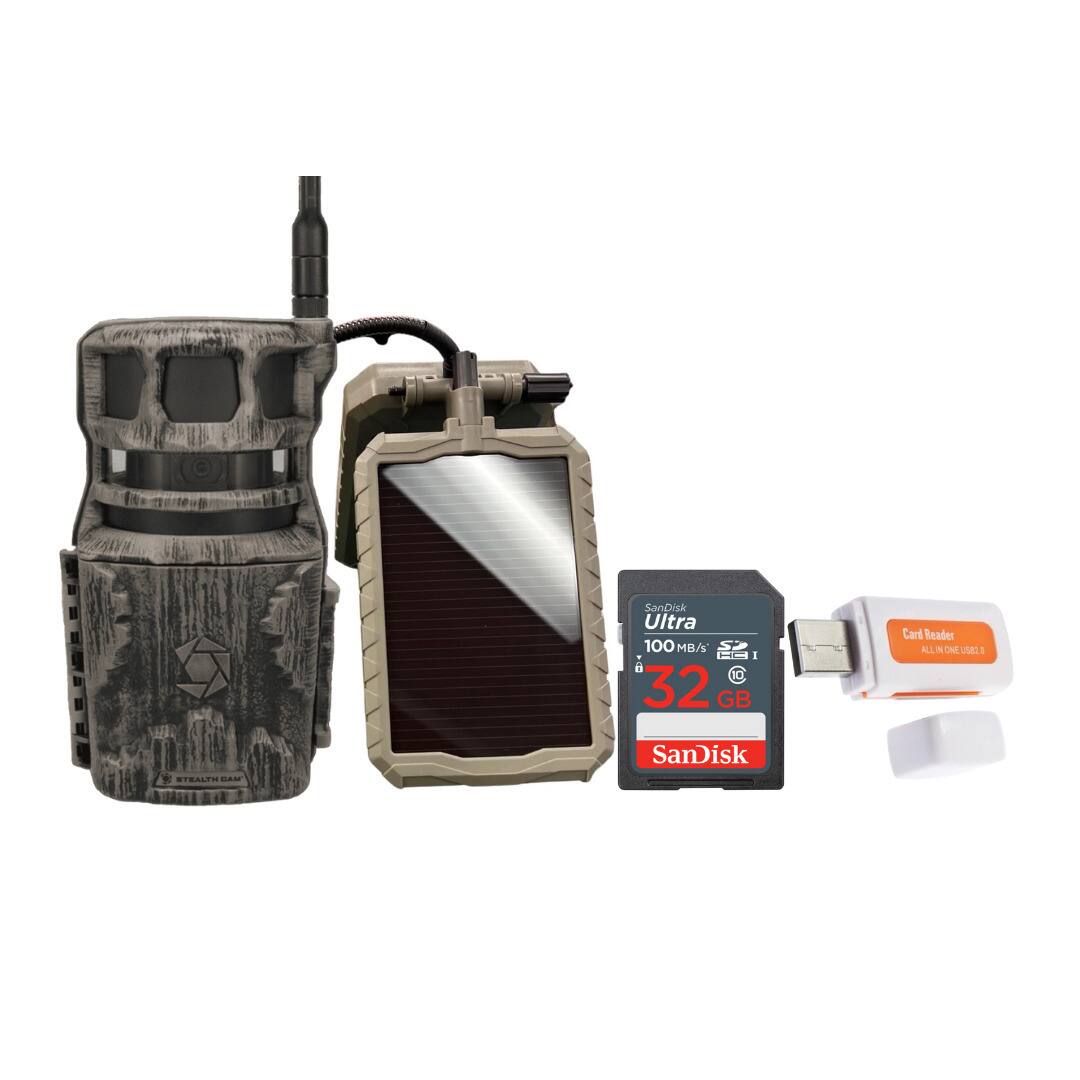 Stealth Cam Revolver 36MP Pro 360 Degree Cellular Trail Camera Bundle ...