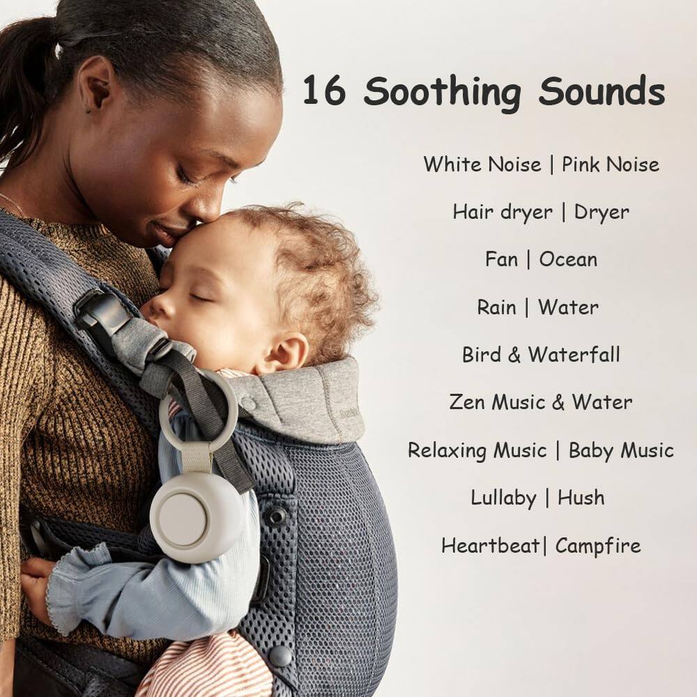 Cozy Serene Portable Sound Machine White Noise Sleep Soother Sounds ...