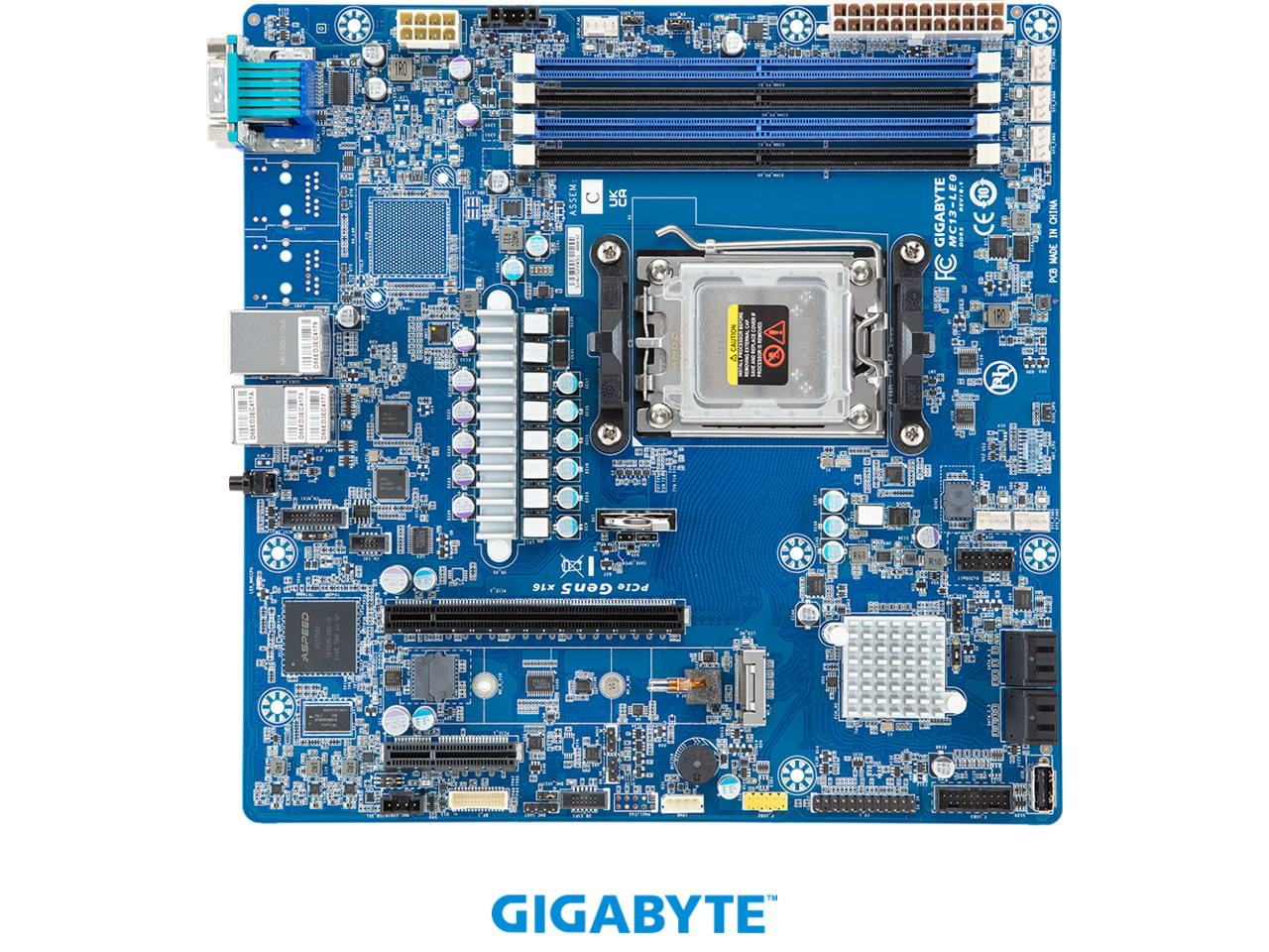 GIGABYTE MC13 LE0 Motherboard AMD EPYC™ 4005/4004 & Ryzen™ 9000/7000 ...