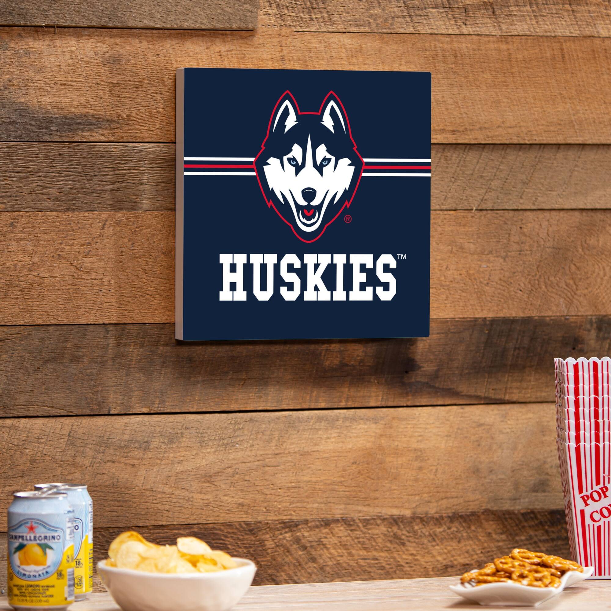 Evergreen Enterprises UConn Huskies 12" x 12" Wood Wall Sign Multicolor ...