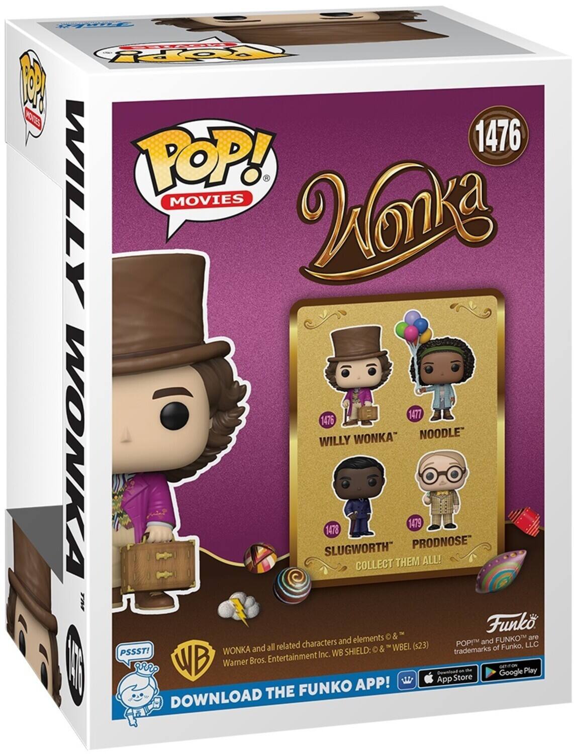 Funko POP! MOVIES: Wonka Willy Wonka 889698680875 - Best Buy