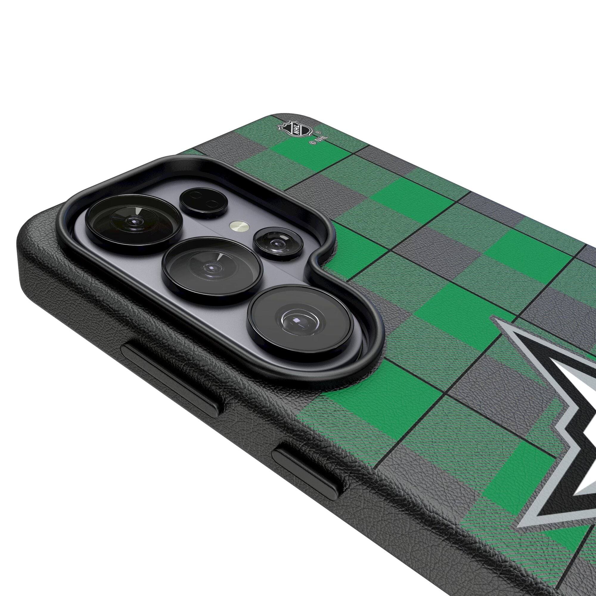 Keyscaper NHL Dallas Stars Plaid Galaxy Magnetic Bump Case S25 Ultra ...