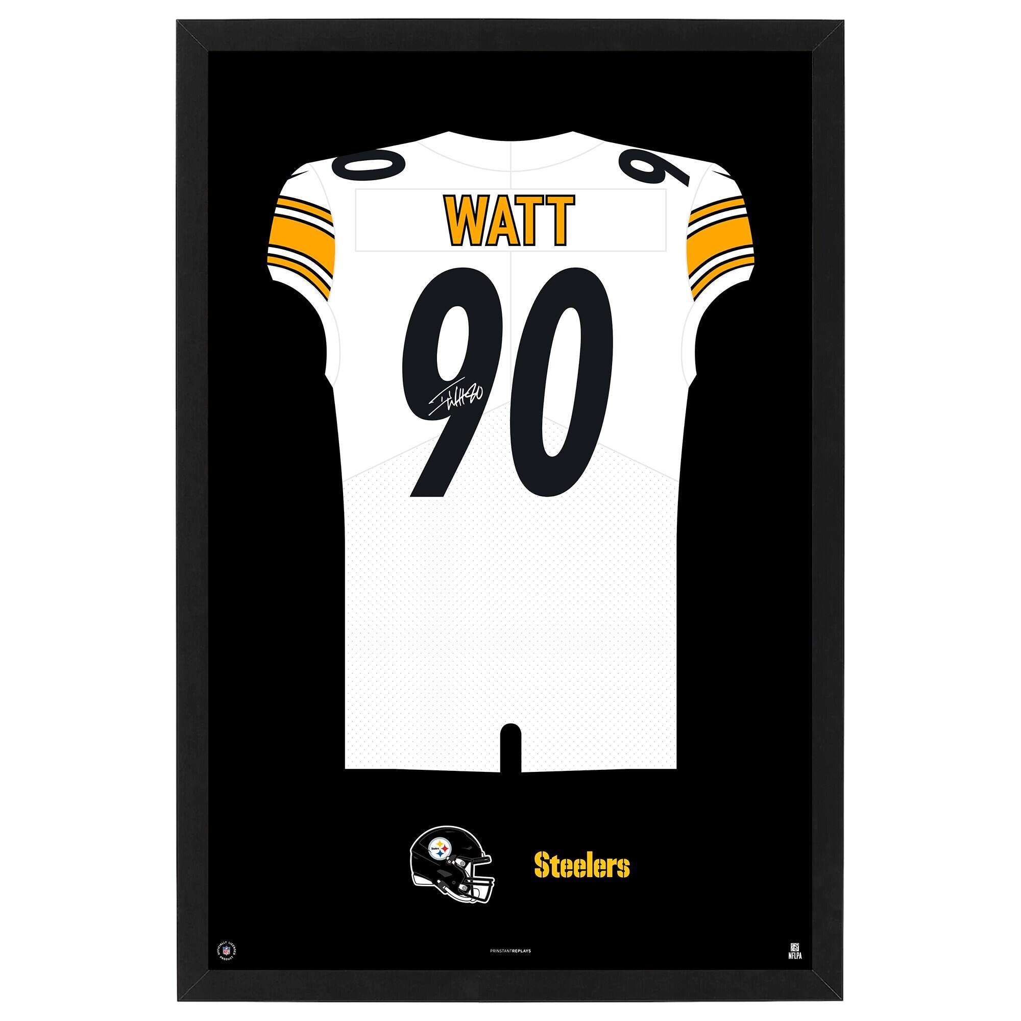 Sporticulture T.J. Watt Pittsburgh Steelers Away Jersey Framed Art ...