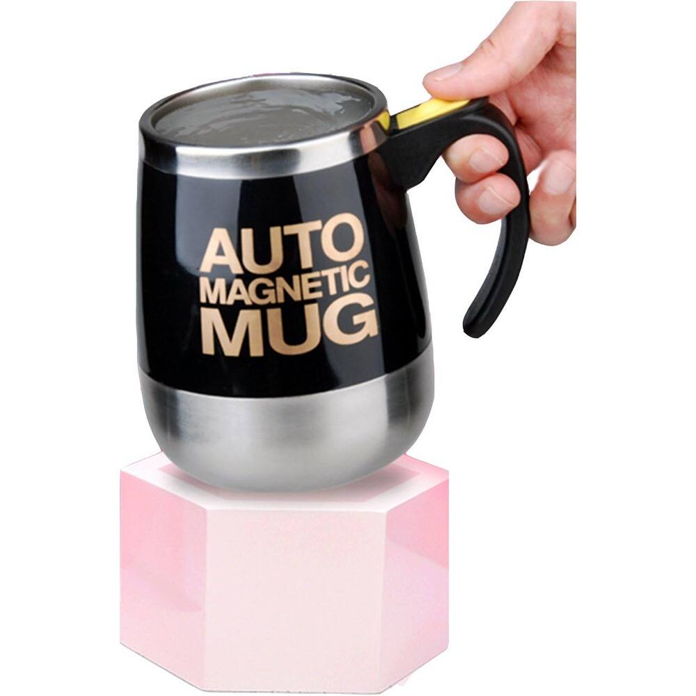 Schertz Self Stirring Coffee Mug, 400ml Automatic Magnetic Mixing Cup ...