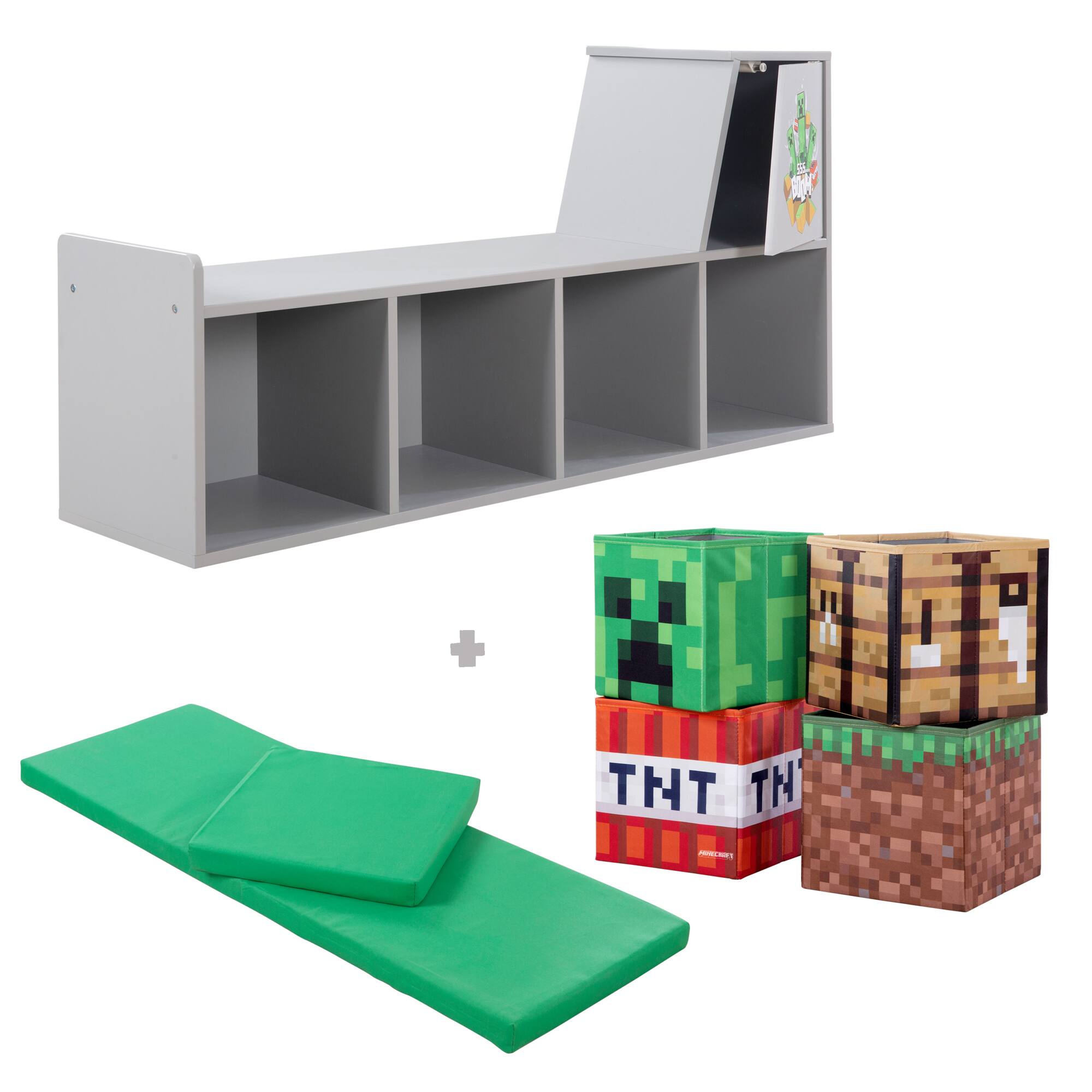 Best Buy: Phoenix Minecraft: Storage Bench G7640340671558