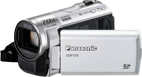 Best Buy: Panasonic Digital Camcorder 2.7" LCD CCD SD Silver SDR-S70