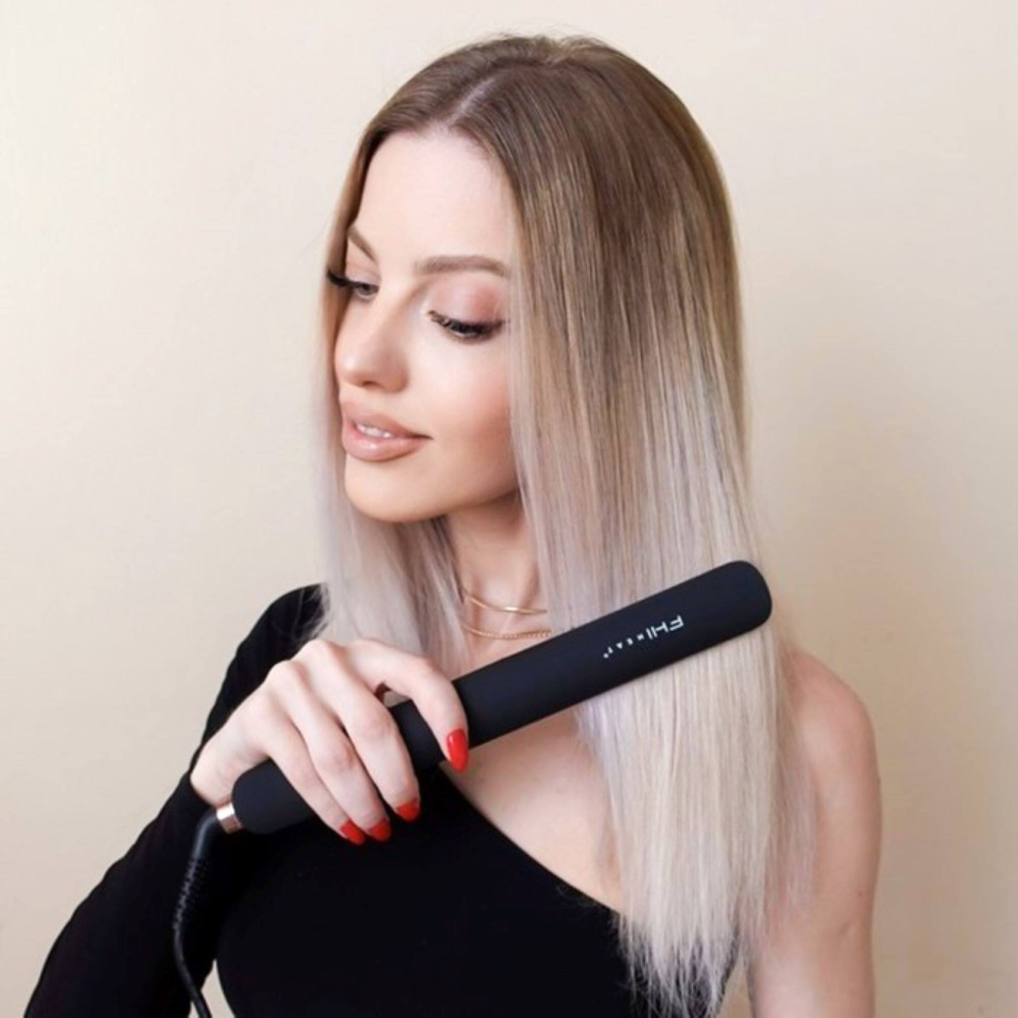 FHI Heat The Curve Pro Styling Flat Iron 1” for Smoothing and ...