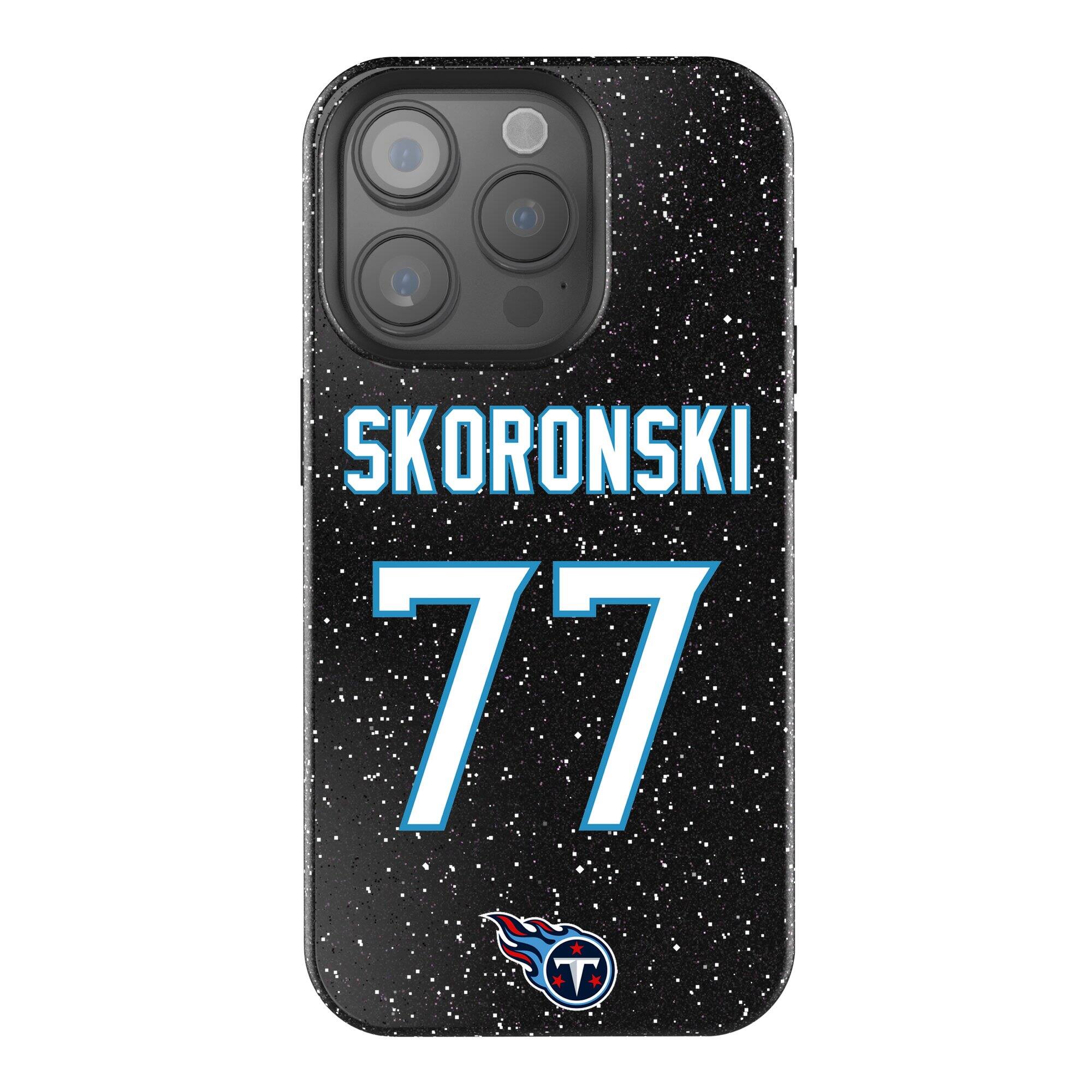 Keyscaper NFL Peter Skoronski Tennessee Titans Bling iPhone Case 15 Pro ...