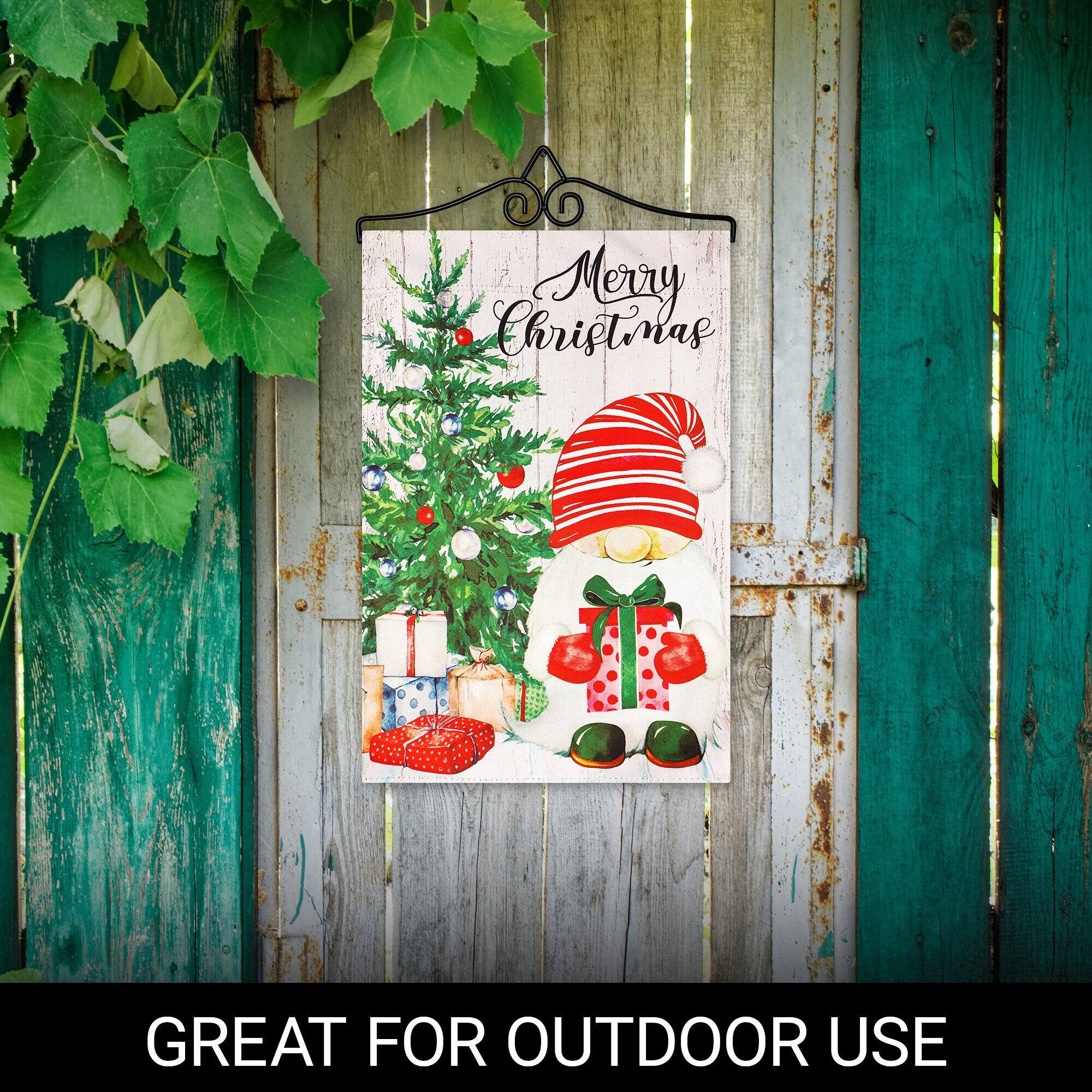 G128 14 in Garden Flag Hanger with 12x18 Double Sided Blockout Garden ...