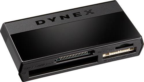 Best Buy: Dynex™ USB 2.0 All-In-One Memory Card Reader Multi DX-CR312