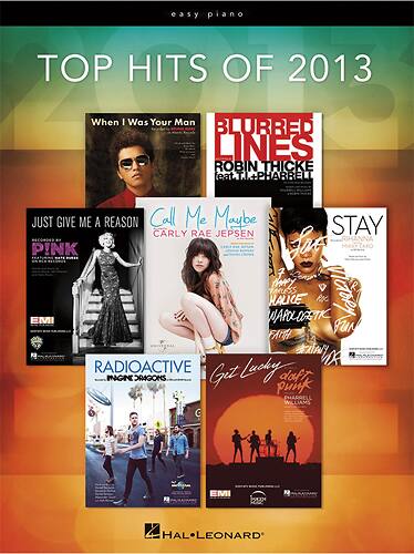 Best Buy: Hal Leonard Various Artists: Tops Hits of 2013 Easy Piano ...