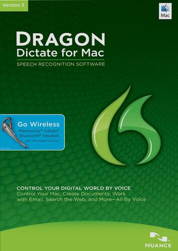 Nuance Dragon Dictate for Mac Version 3 Product Key Card Mac OS ...