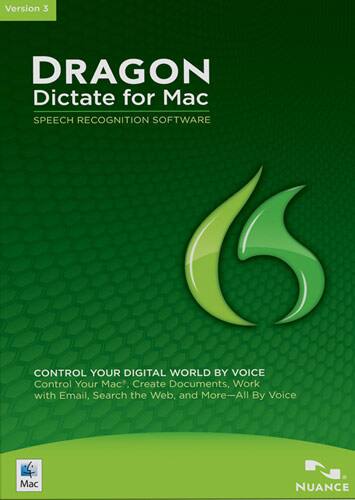Nuance Dragon Dictate for Mac Version 3 (5 User) Mac OS S601A-GP3-3.0 ...