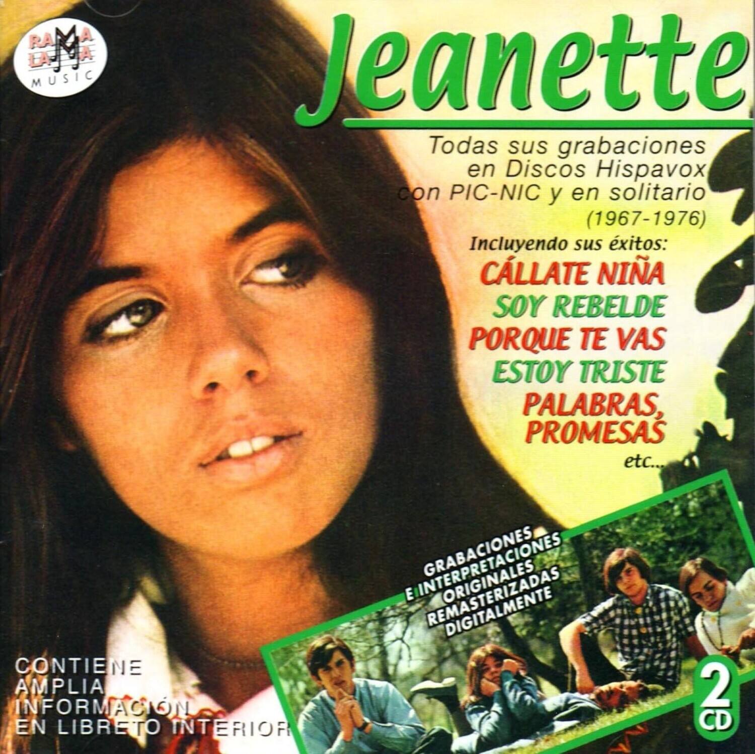 Jeanette Todas Sus Grabaciones En Hispavox 1967 1976 COMPACT DISCS [CD ...