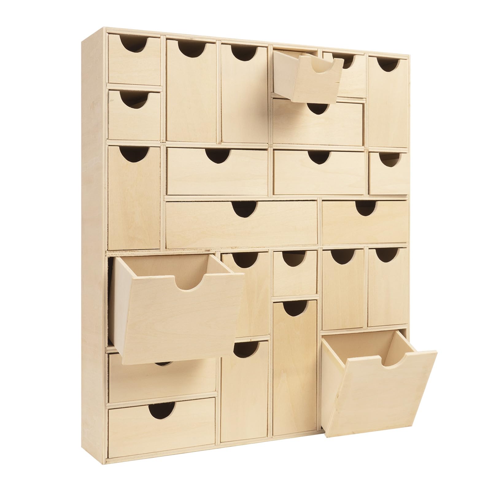 Paradigms Interiors Wooden Advent Calendar Countdown To Christmas Decor ...