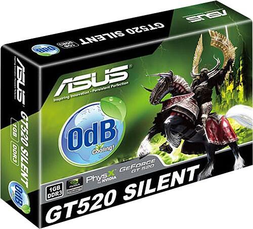 Best Buy: Asus NVIDIA GeForce GT 520 1GB DDR3 PCI Express 2.0 Graphics ...