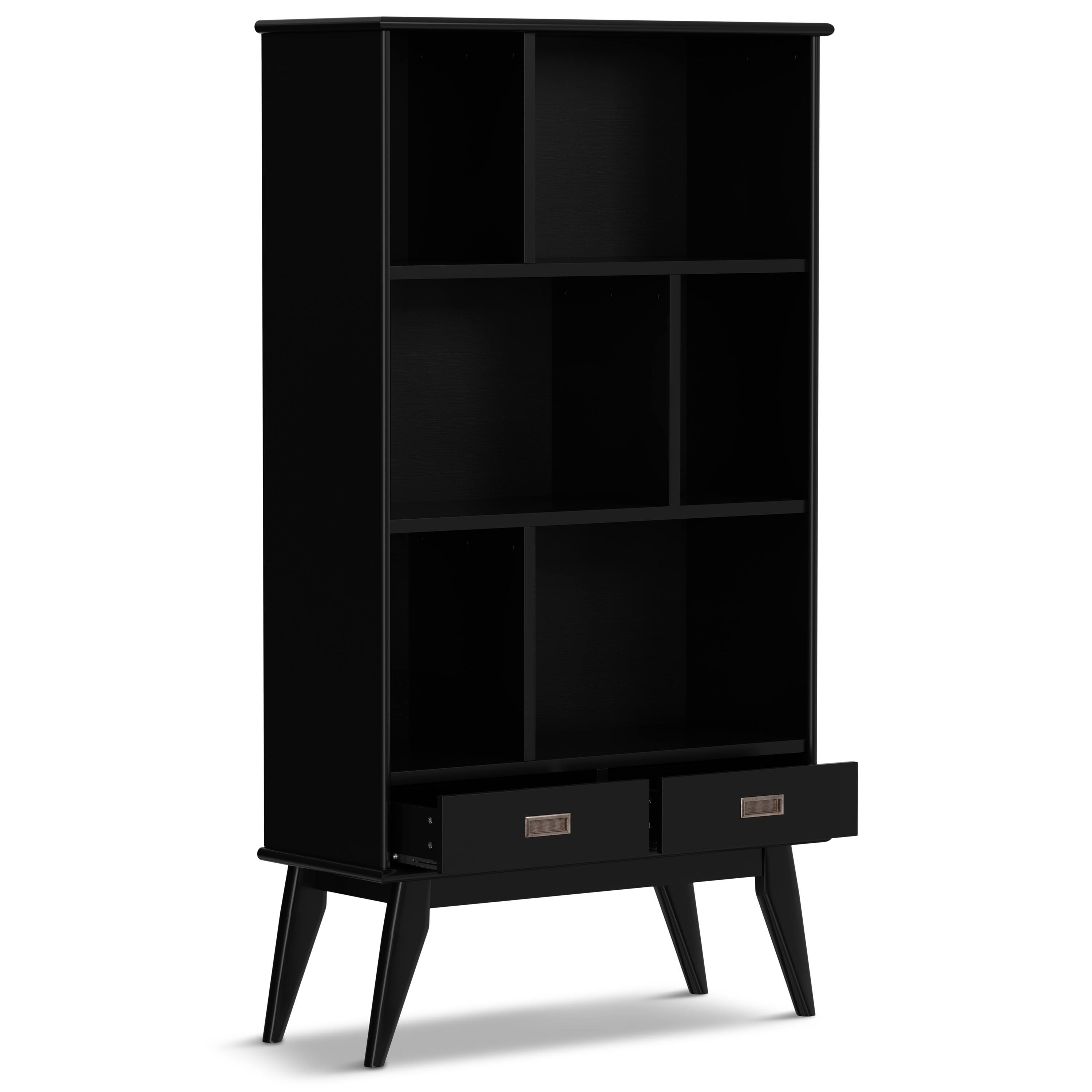 Simpli Home Draper SOLID HARDWOOD 64 inch x 35 inch Mid Century Modern ...