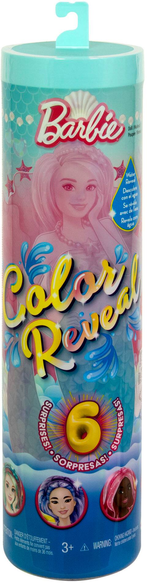 Barbie Color Reveal Mermaid Series 11.5" Doll Styles May Vary HRK12 ...