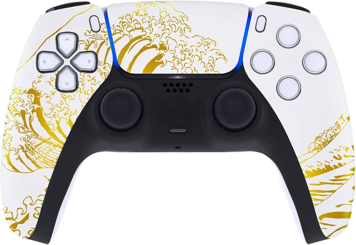 ProControllers - Wireless Custom Controller for PS5 - Gold Wave - Multi ...