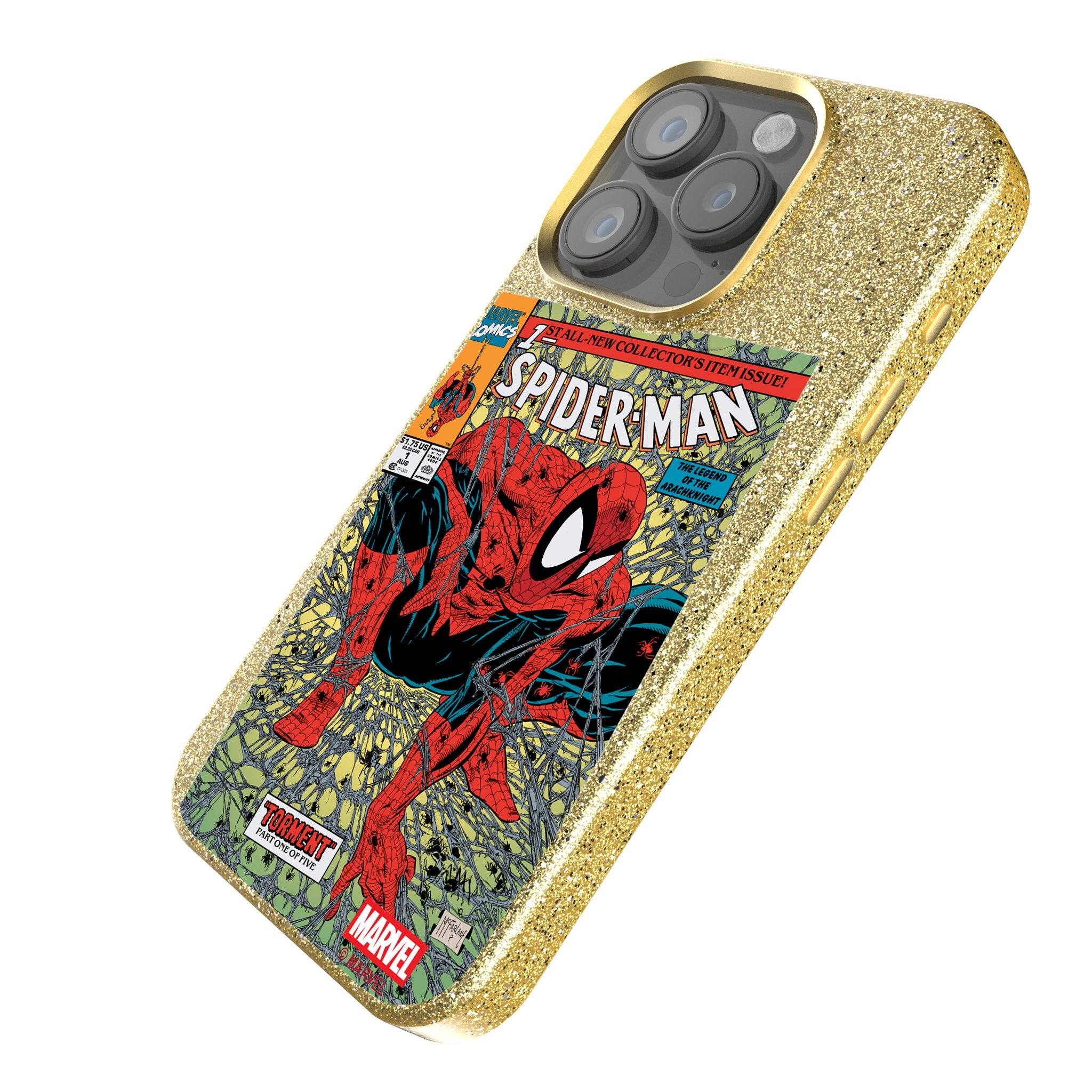 Keyscaper Marvel Classic Cover Gold Bling Phone Case Apple iPhone 16 ...