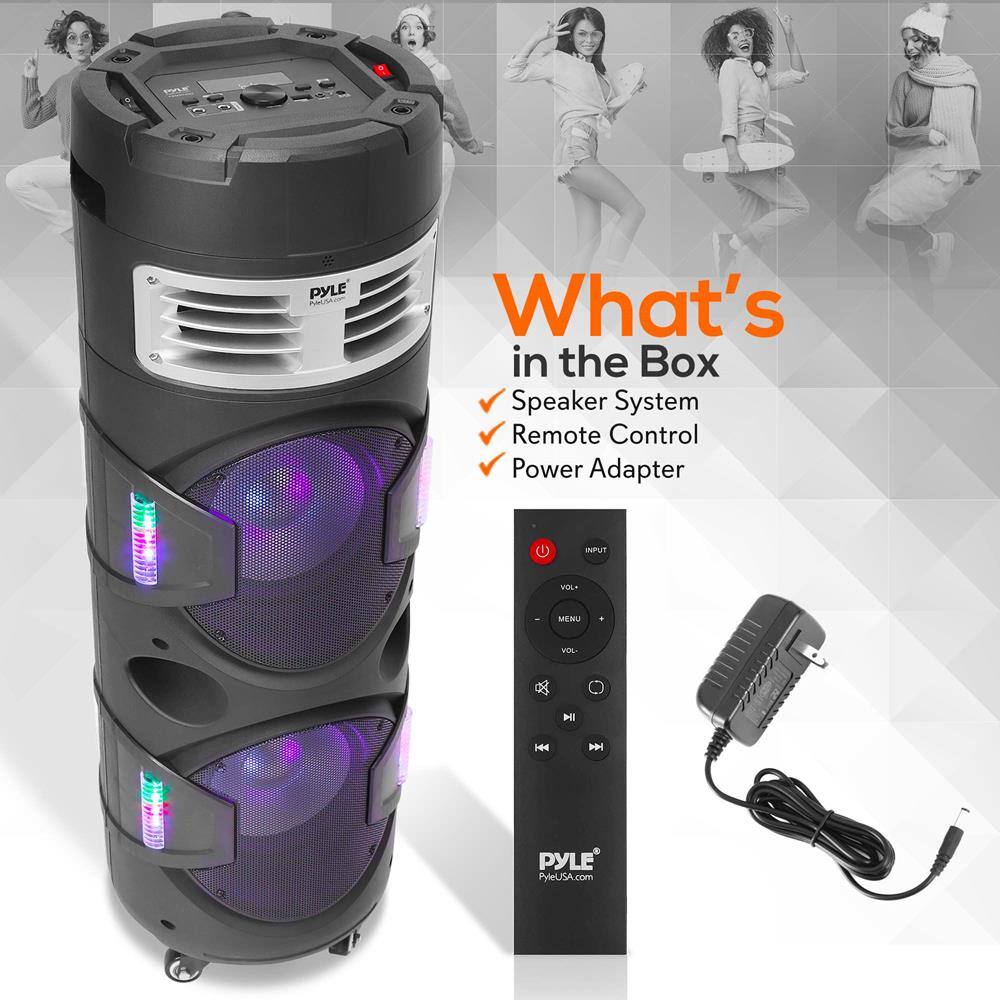 PYLE Portable Bluetooth PA Speaker System 1200W PBMSPG82 - Best Buy