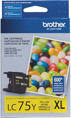 Brother LC75 Yellow Ink Cartridge - Best Buy
